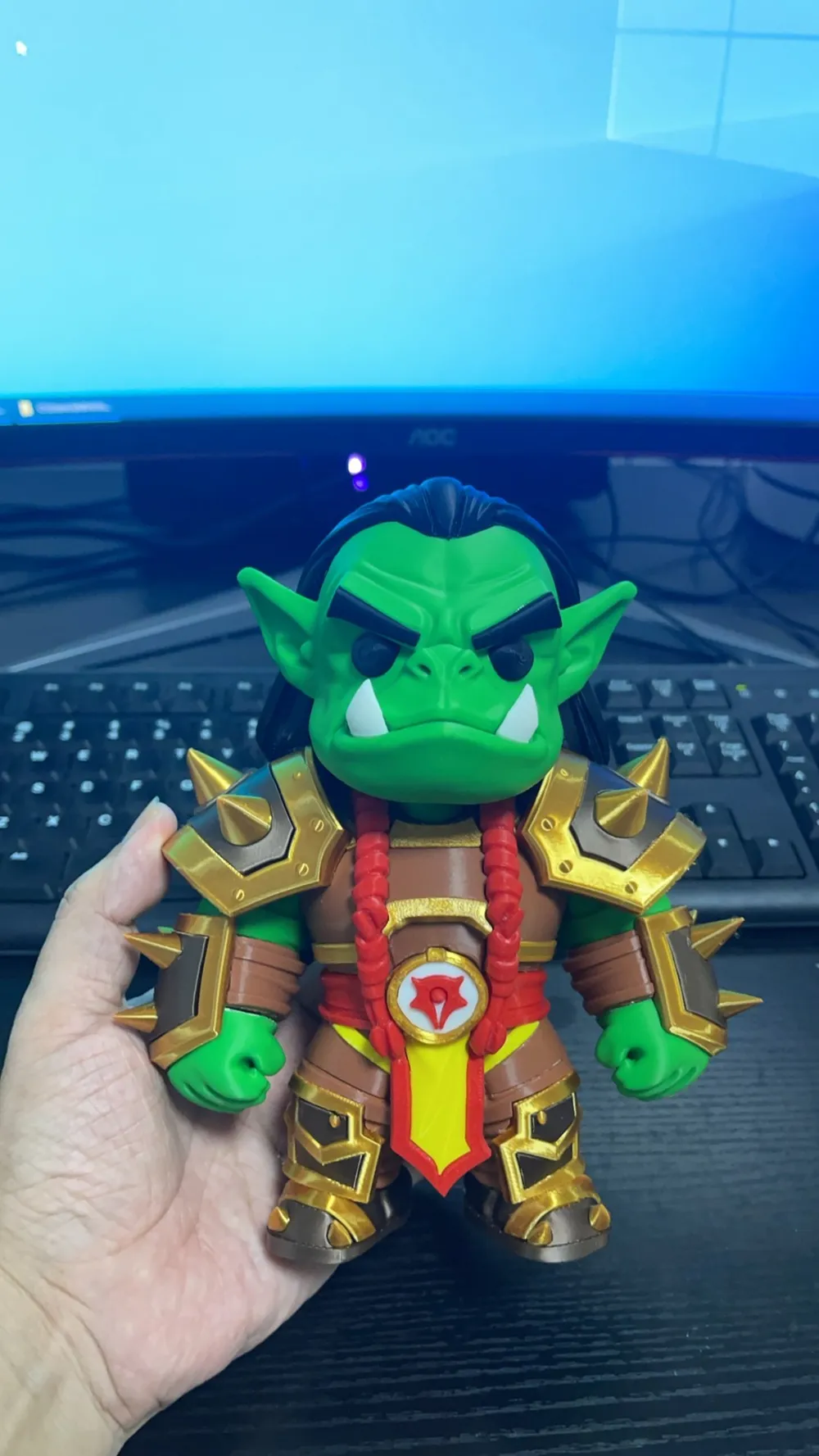 World of Warcraft Thrall Chibi Figure (No AMS required) by 西月 ...