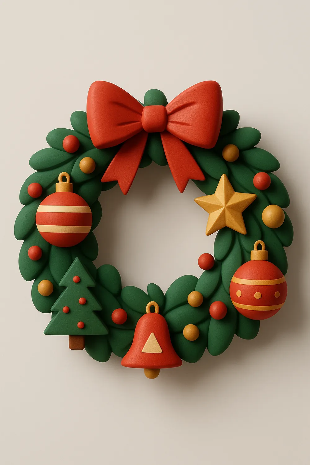 The wreath that’s saw too many Christmas parties - Free 3D Print Model ...