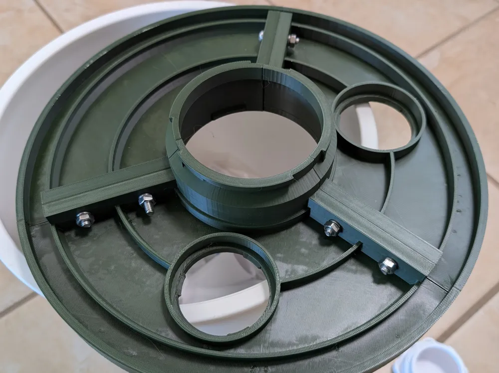 Hydro Tower Universal Set-On Bucket Lid - Free 3D Print Model - MakerWorld