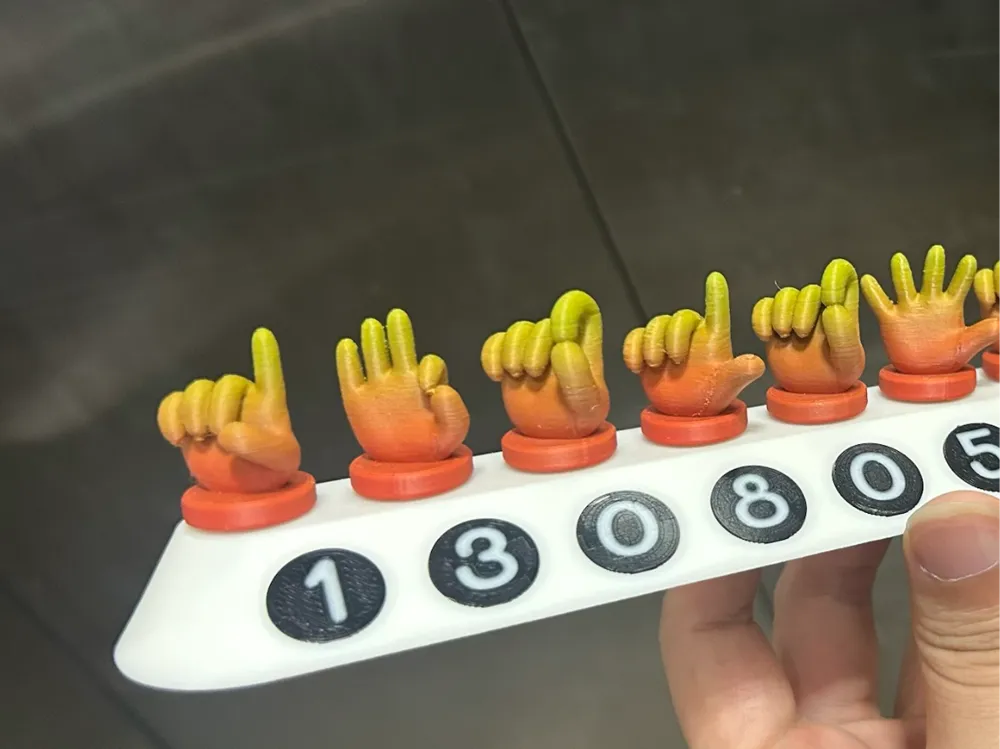 Gesture Parking Sign Base Anti-Scolding Version - Free 3D Print Model ...