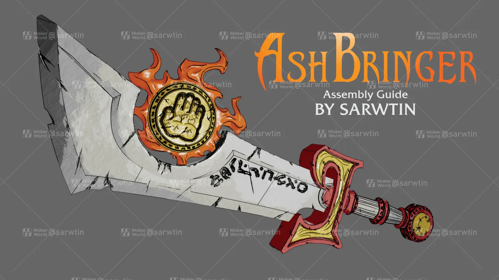 Ashbringer, Sword of the Highlord - WOW - Free 3D Print Model - MakerWorld