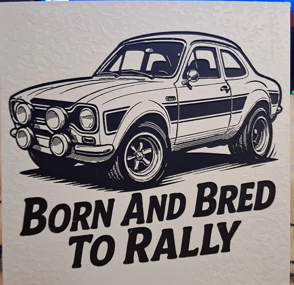 Hueforge Caricature Ford Escort Mk1 1980`s - Free 3D Print Model ...