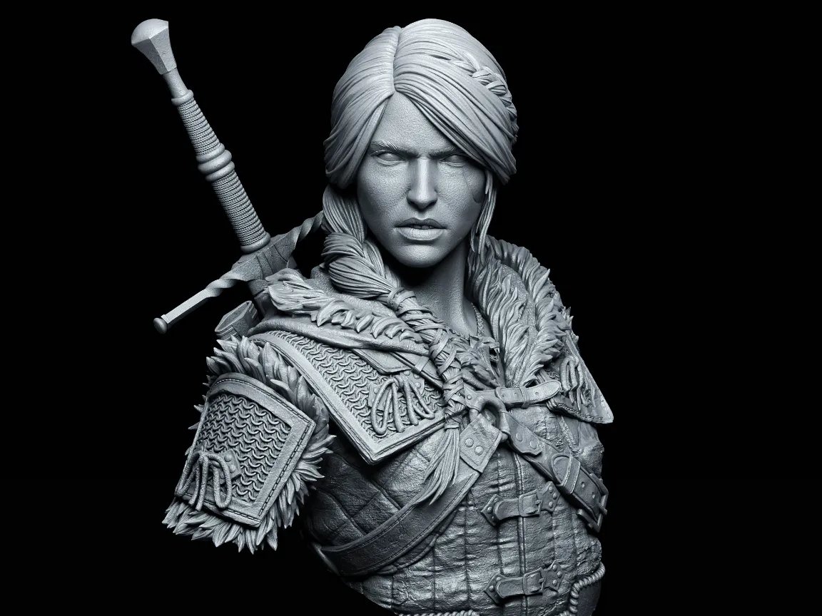 Ciri - Free 3D Print Model - MakerWorld