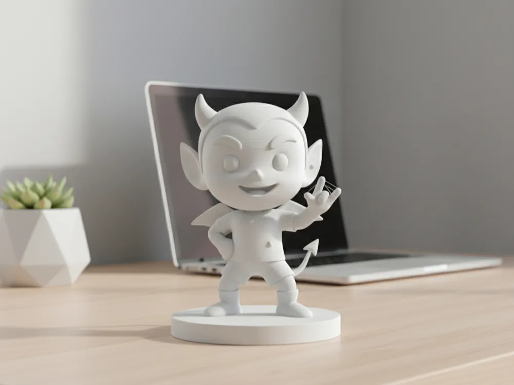 Chibi mascotte AC Milan AI-Generated - Free 3D Print Model - MakerWorld