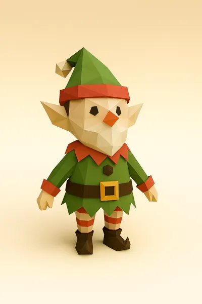 Low Poly Elf 3D Model by Ecoiras MakerWorld: Download Free 3D Models