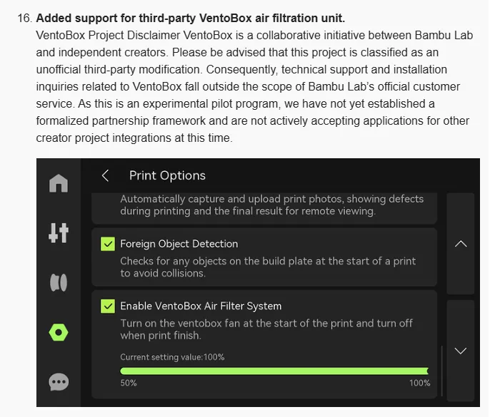 VentoBox Air Filter System for Bambu P2S - Free 3D Print Model - MakerWorld