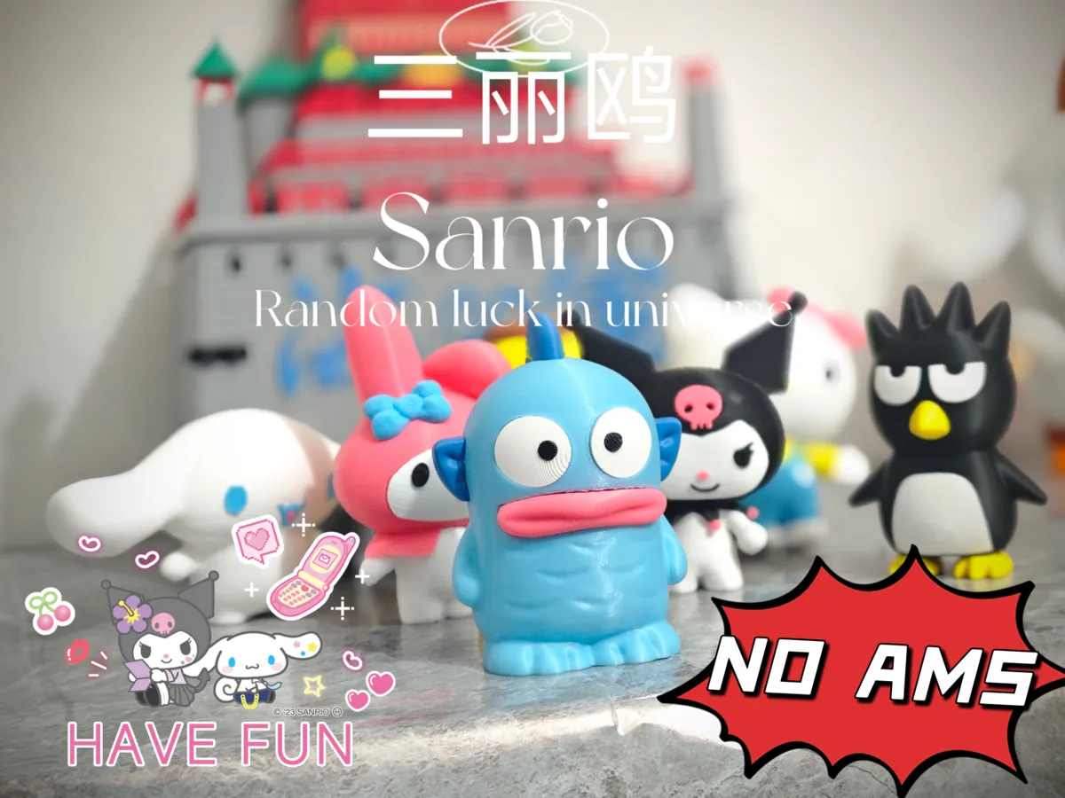 Ugly Fish (Hangyodon) Sanrio---No AMS by Beyond-3D MakerWorld: Download ...