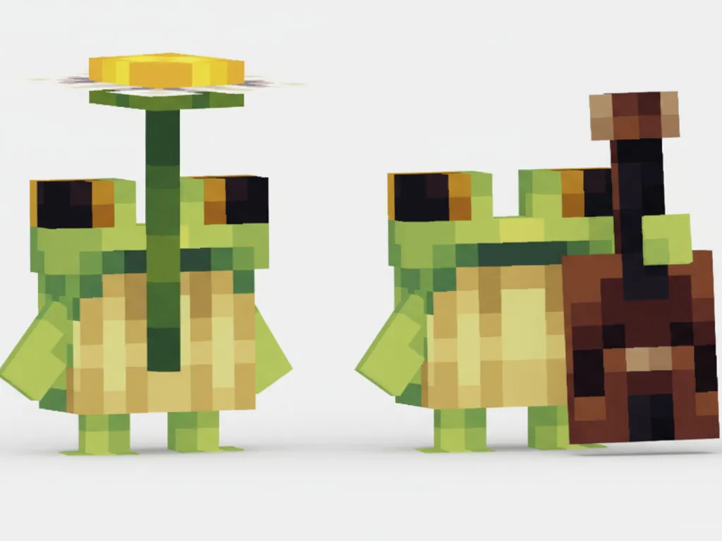 rana de minecraft/ minecraft frog por tofiii MakerWorld: Descarga ...