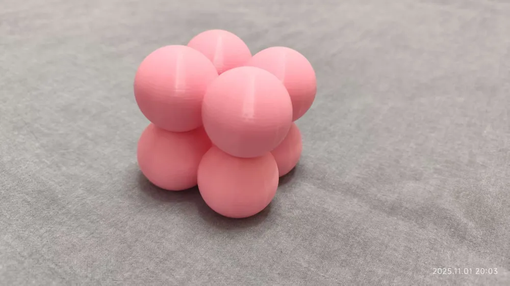 Simple crystal packing model, unit cell diagram, spherical model by ...