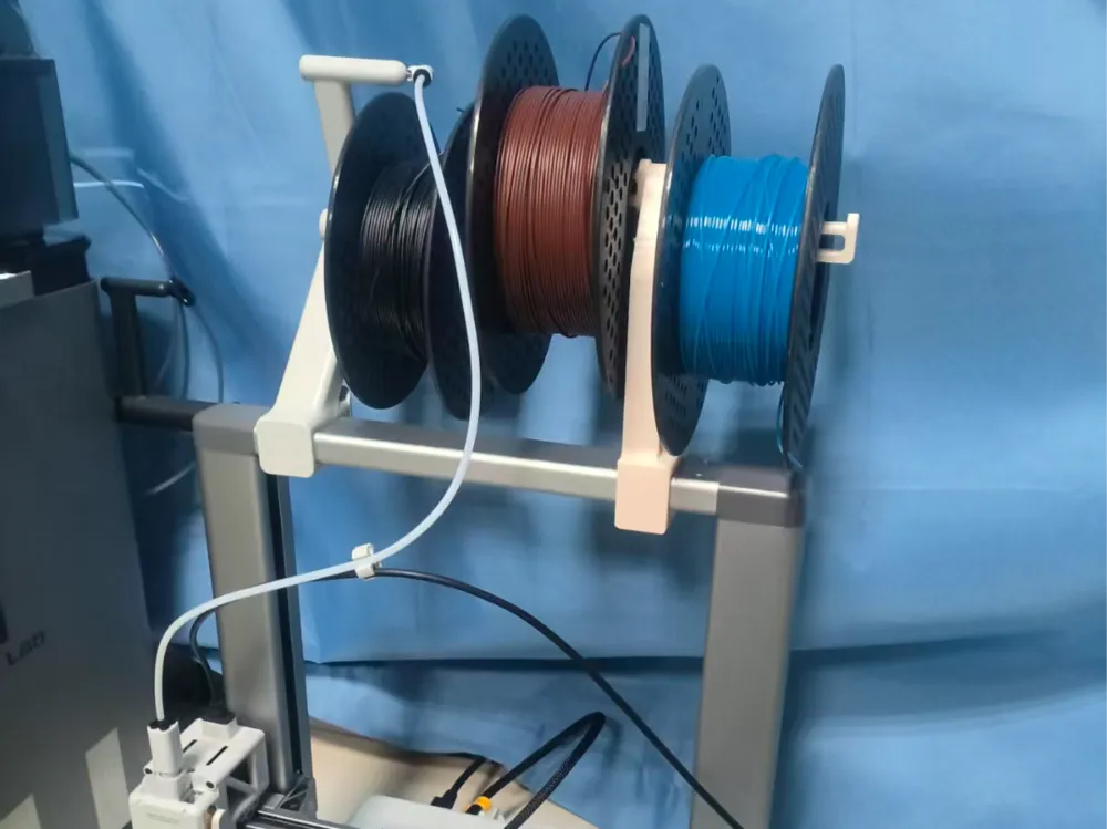 Bambu Lab A1 Dual Spool Holder - Free 3D Print Model - MakerWorld