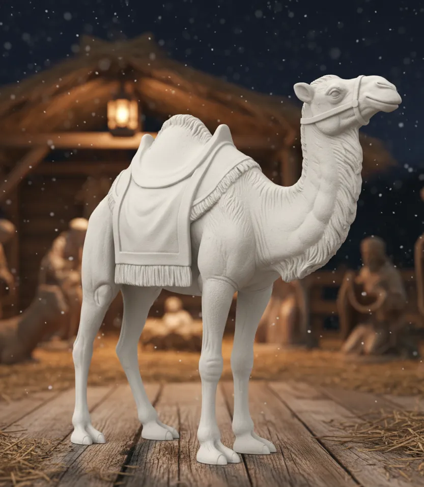 Realistic camel for Nativity Christmas crib - Free 3D Print Model ...