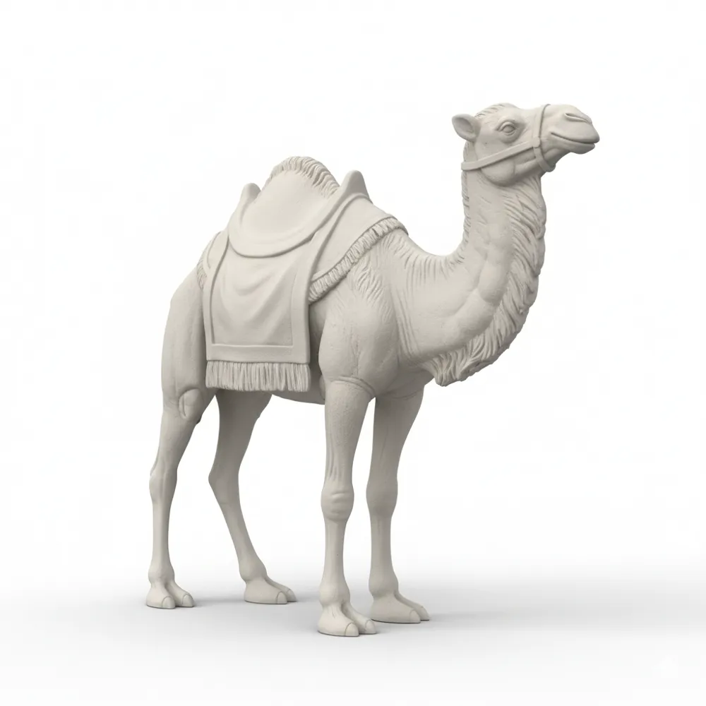 Realistic camel for Nativity Christmas crib - Free 3D Print Model ...