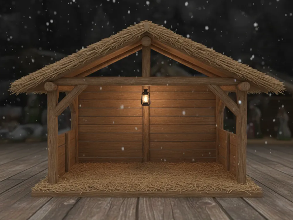 Crèche réaliste pour la Nativité de Noël par Cyber_3dprinter MakerWorld ...