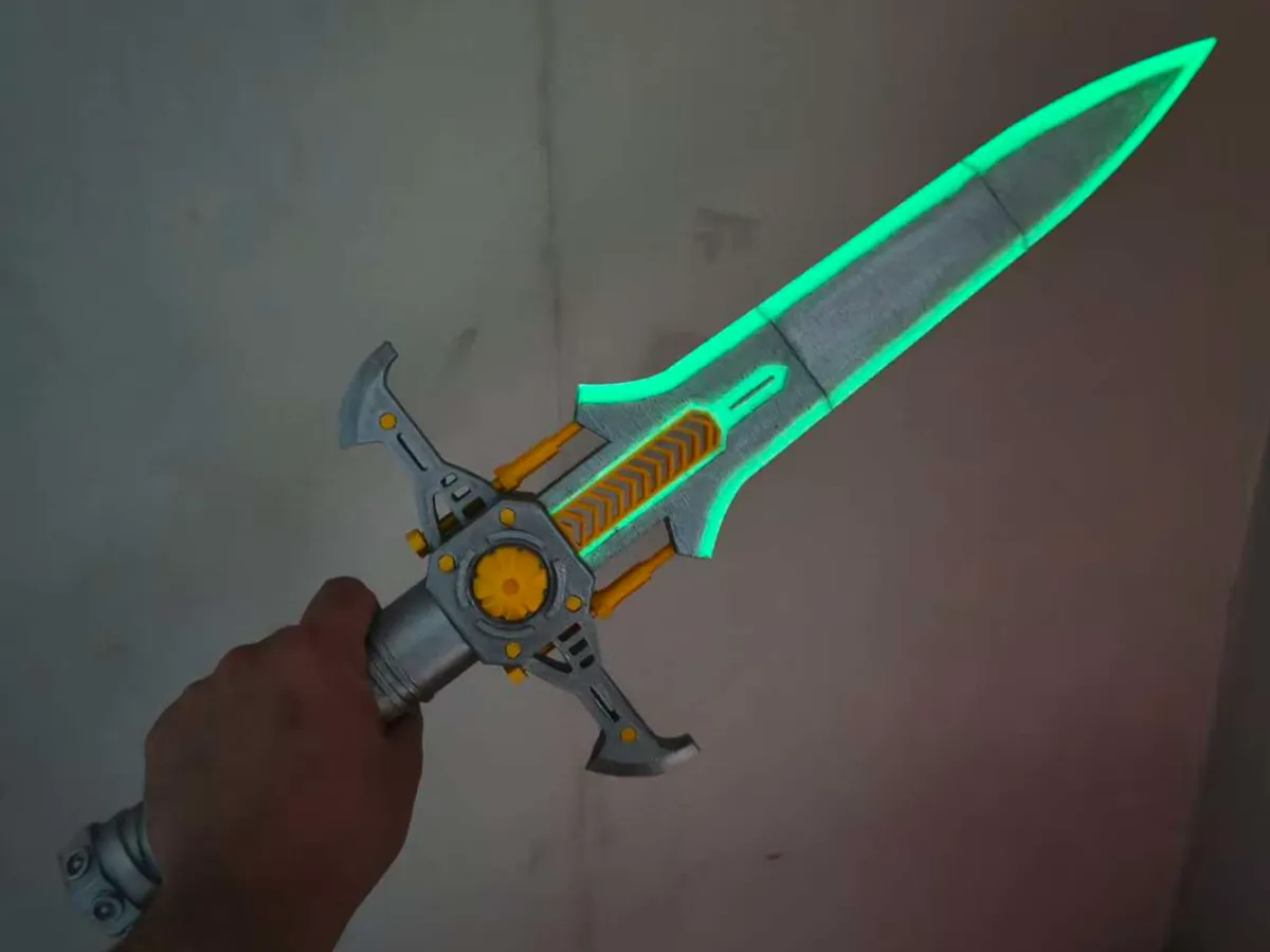 PLA Glow Star Destroyer Sword - Free 3D Print Model - MakerWorld