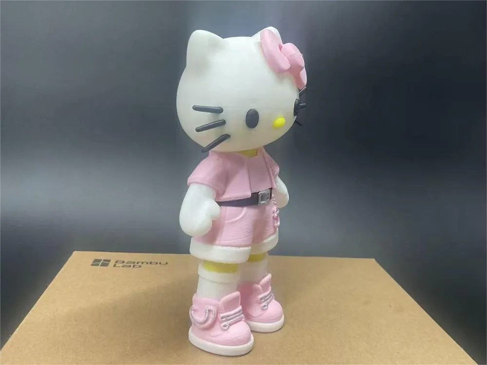 Urban Hello Kitty Multi-Color Parts (NO AMS) - Free 3D Print Model - MakerWorld