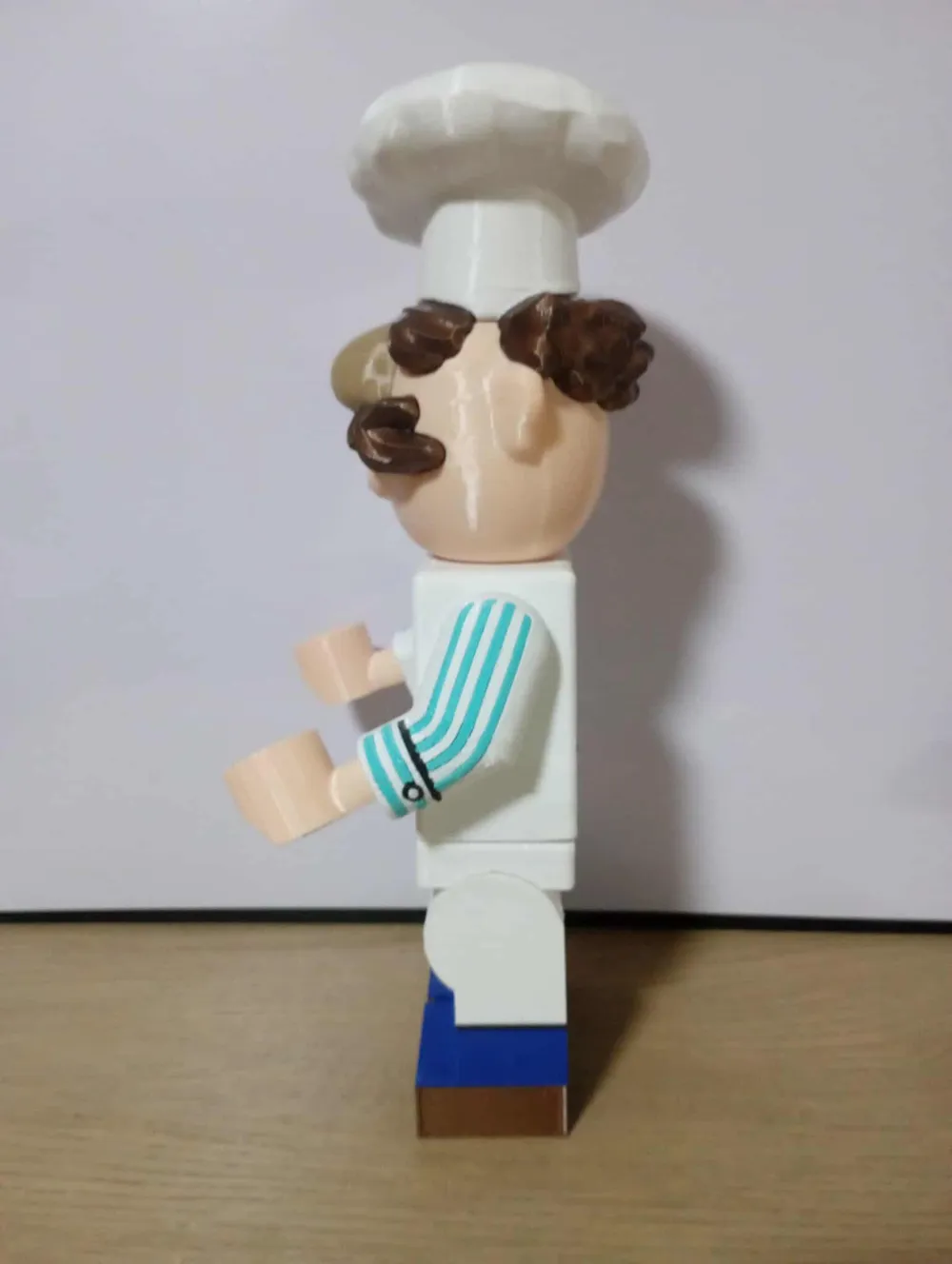 Swedish Chef Muppets Giant Minifig No AMS - Free 3D Print Model ...
