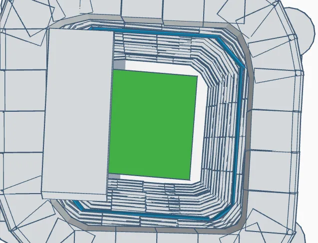 Santiago Bernabéu ( football stadium ) - Free 3D Print Model - MakerWorld
