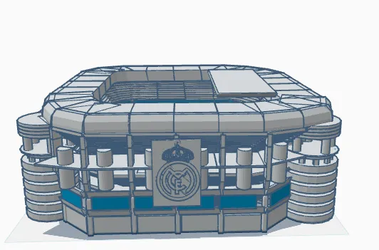 Santiago Bernabéu ( football stadium ) - Free 3D Print Model - MakerWorld
