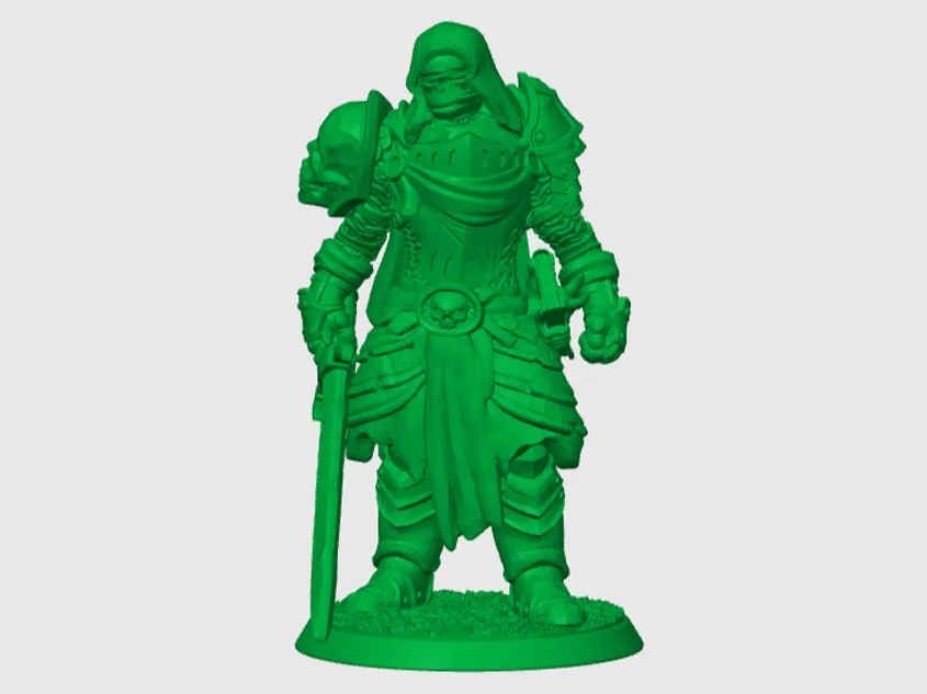Tabletop Minifigure - Undead Death Knight by Ritterkorn MakerWorld ...