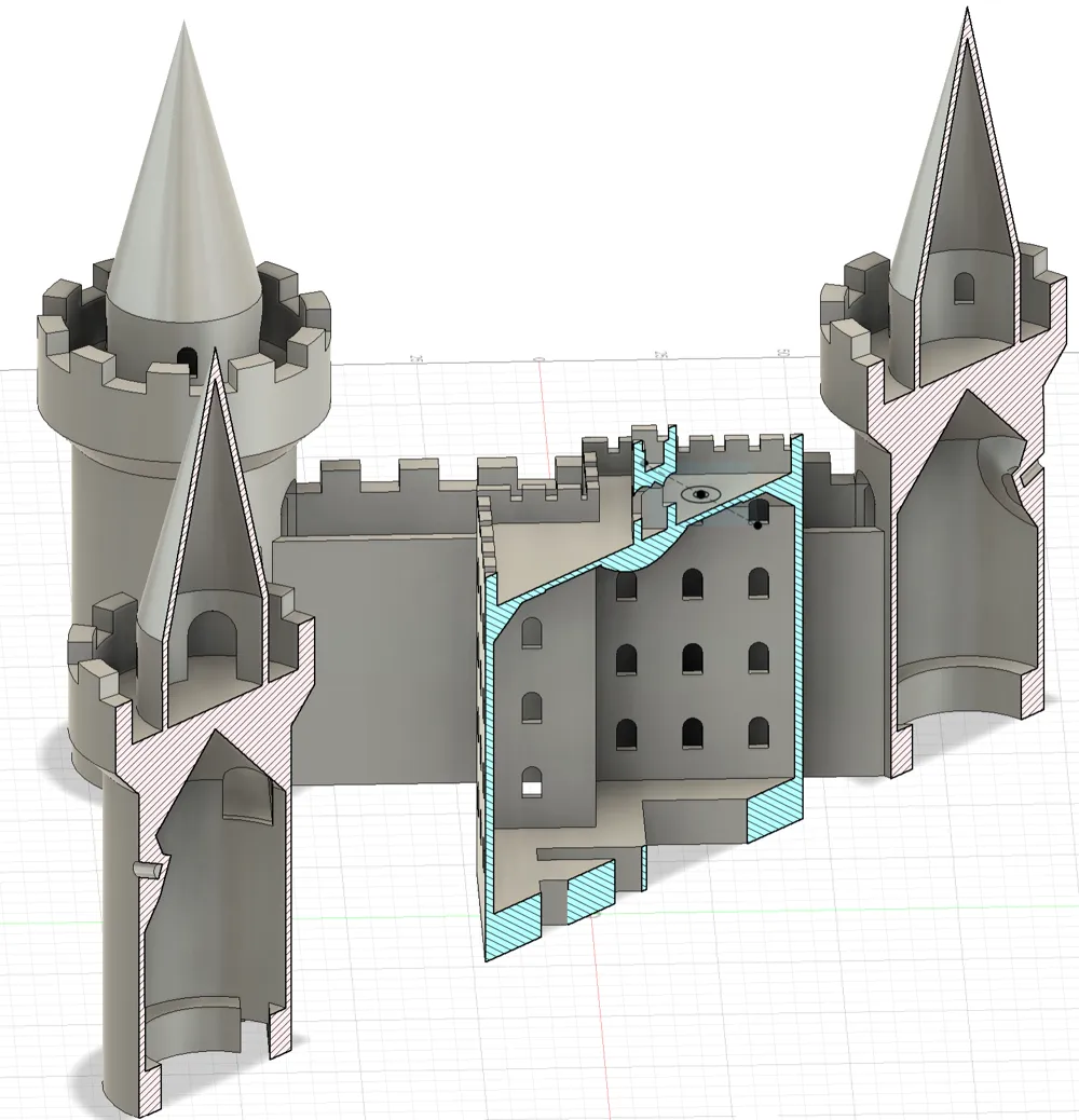Money Castle(3D Printable Gift Box / Money Holder) by simon.erne.ch ...