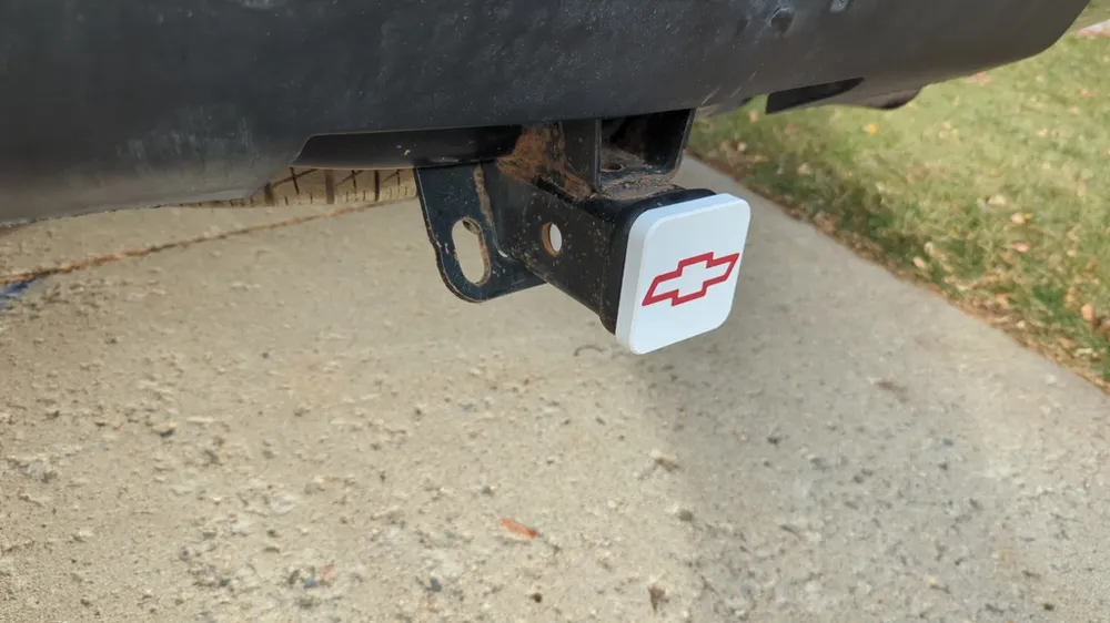 Receiver Hitch Plug Cover Chevrolet by jmynheir MakerWorld: Download ...