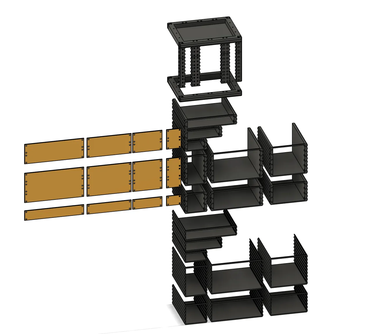 Rackfinity v1 (开源) 来自 DRONE MakerWorld：免费下载 3D 模型
