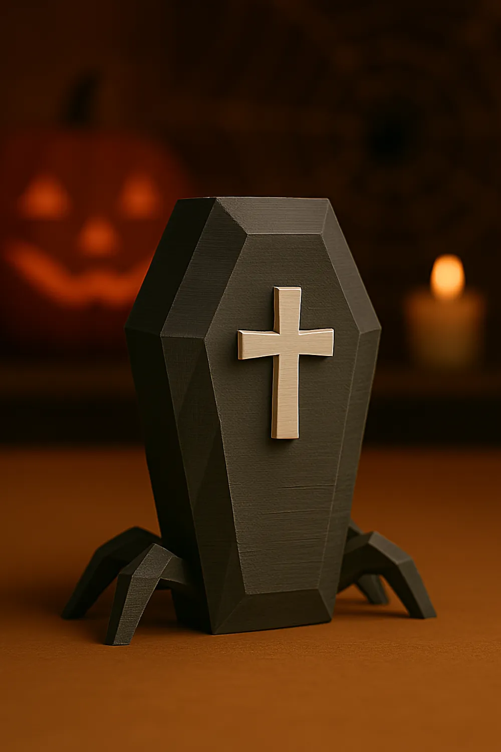 Low Poly Halloween Coffin 3D Model by Ecoiras MakerWorld: Download Free ...