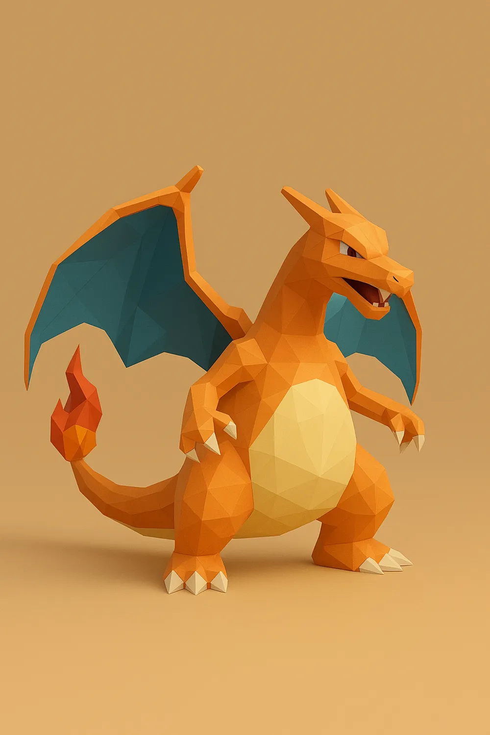 Charizard – Low Poly 3D Model by Ecoiras MakerWorld: Download Free 3D ...