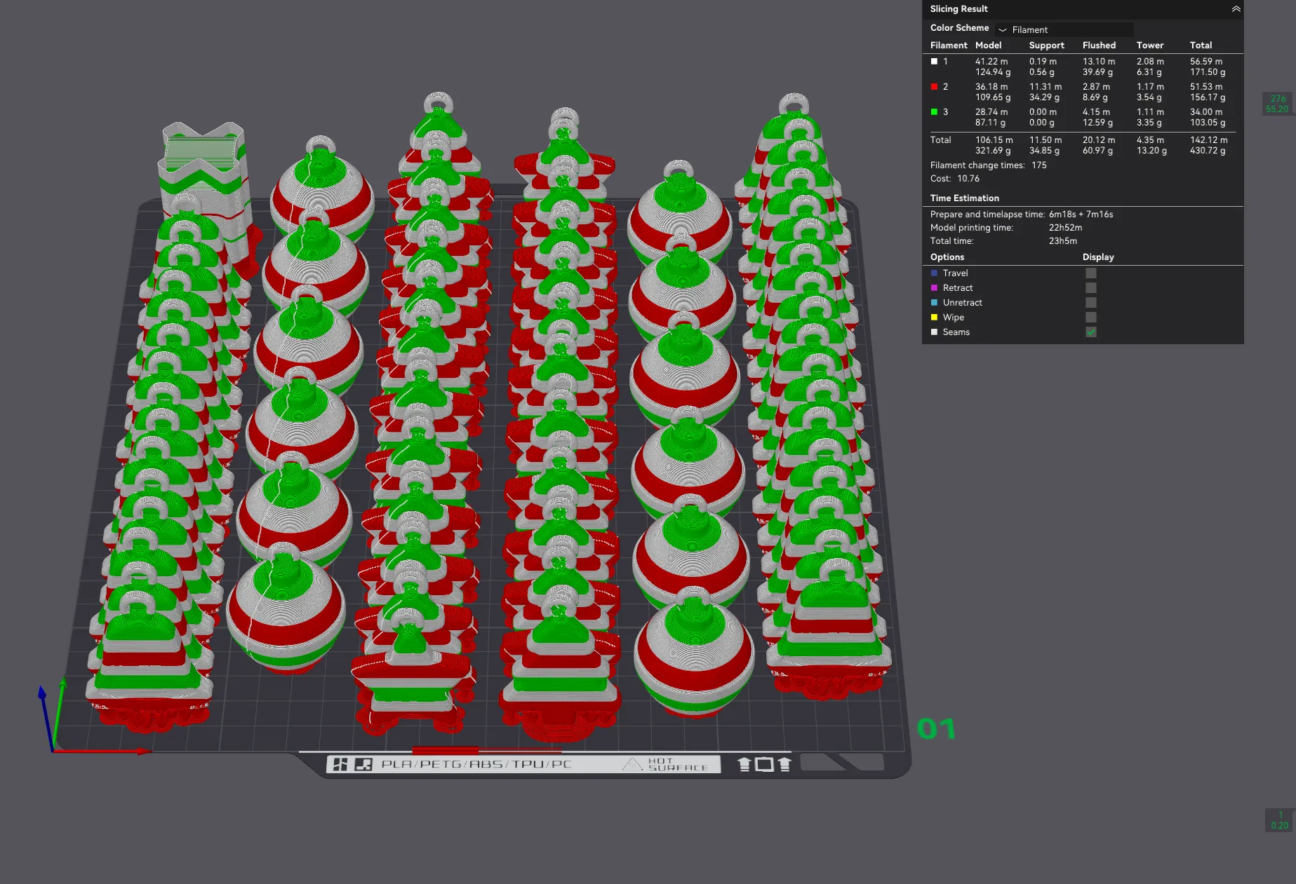 Pacote de Pingentes de Natal Chaveiros Enfeites Prontos para AMS ...