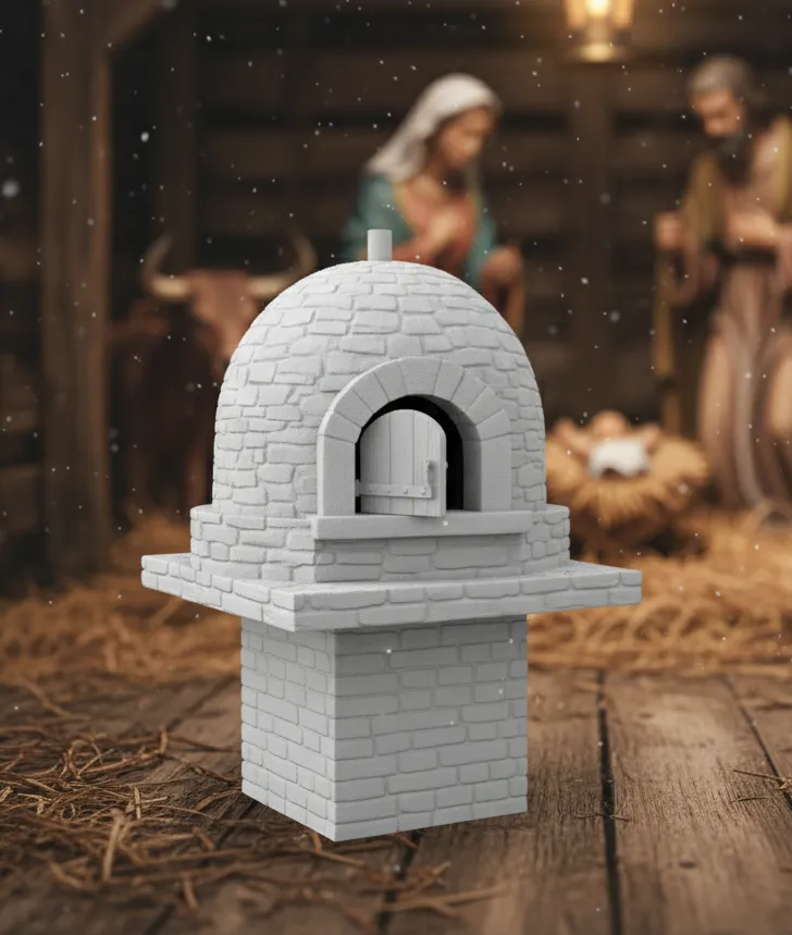 Four du boulanger pour crèche nativité Noël par Cyber_3dprinter ...