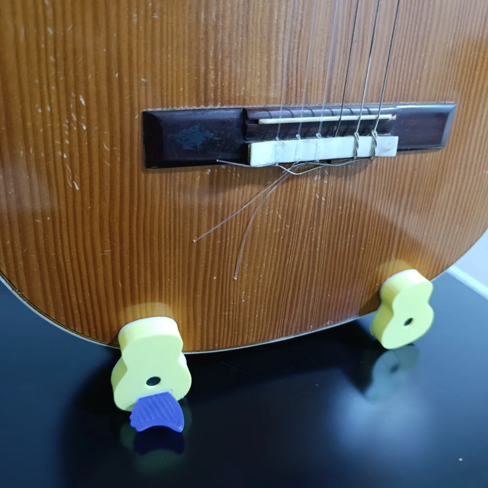 Mini acoustic guitar stand - Free 3D Print Model - MakerWorld