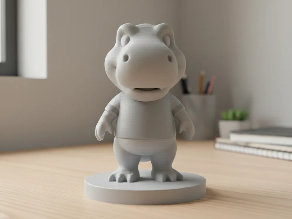 Chibi Mascotte Arsenal AI-Generated - Free 3D Print Model - MakerWorld