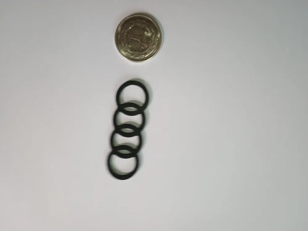 Audi pendant, Audi logo by Wojtek345653 MakerWorld: Download Free 3D Models