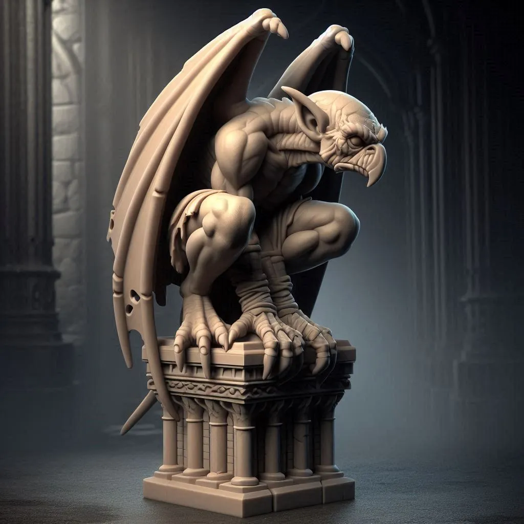 Creepy Gargoyle by DrOn97e784 MakerWorld: Download Free 3D Models