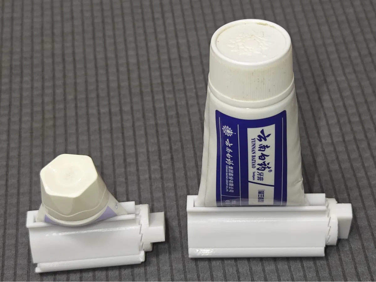 Ratchet version of the toothpaste squeezer, locks in place with no ...