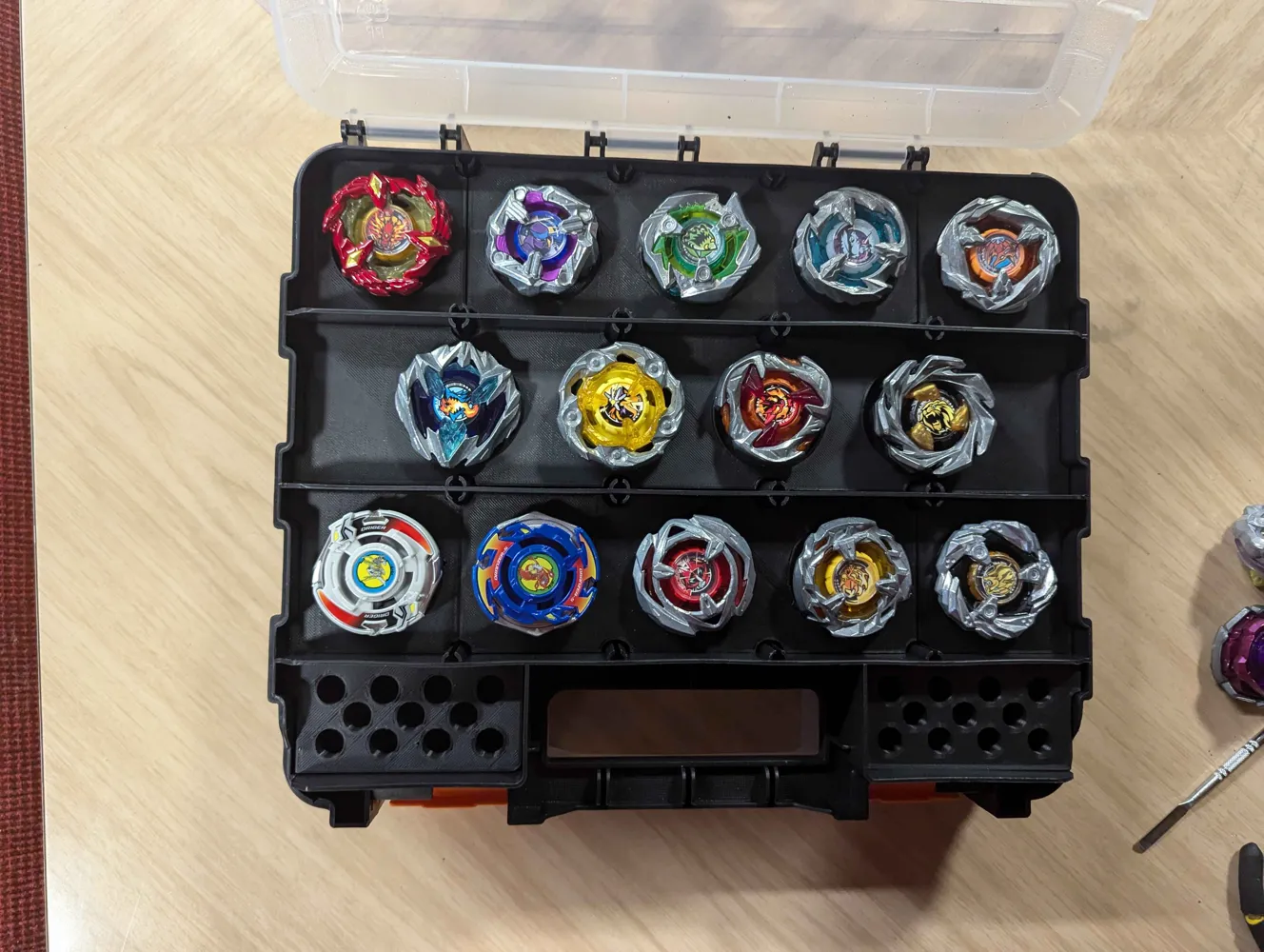 Beyblade X Custom Storage Inserts - Free 3D Print Model - MakerWorld