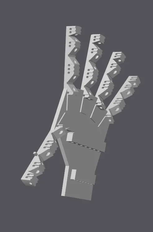 Articulated Mechanical Hand - Free 3D Print Model - MakerWorld