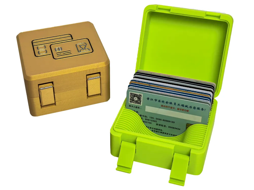 Bank and ID Card Holder Print in Place | holds 25 cards by Monkey King ...