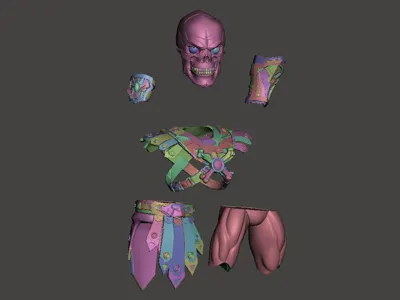 Skeletor Armor He-Man GreySkull Set Skull Helmet by Timberlake ...