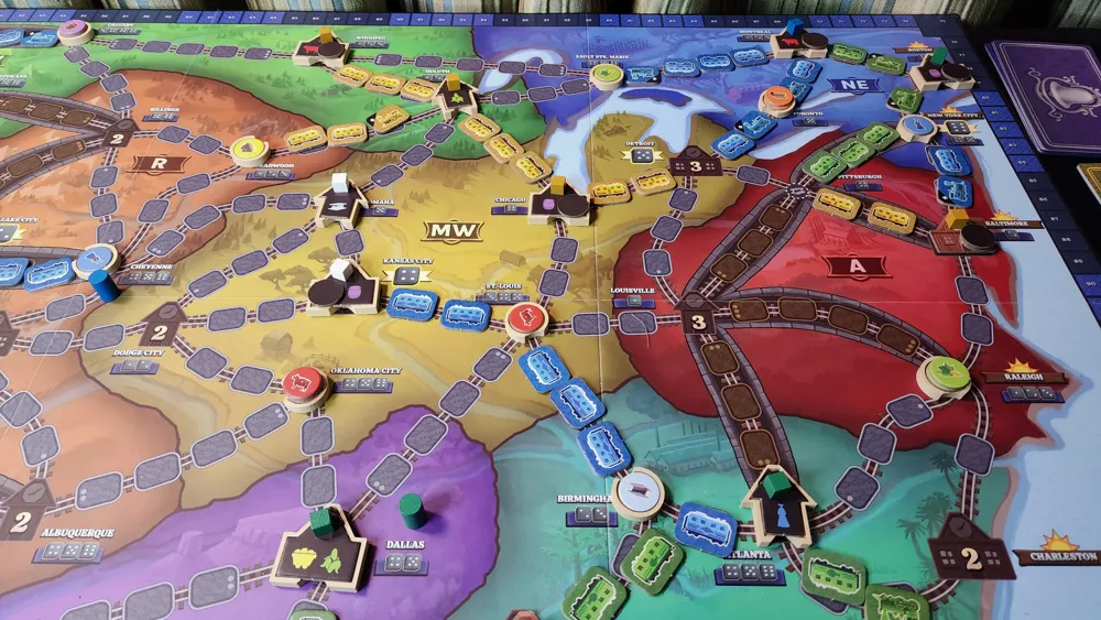 Markers for Lightning Train board game by kitchendon MakerWorld ...