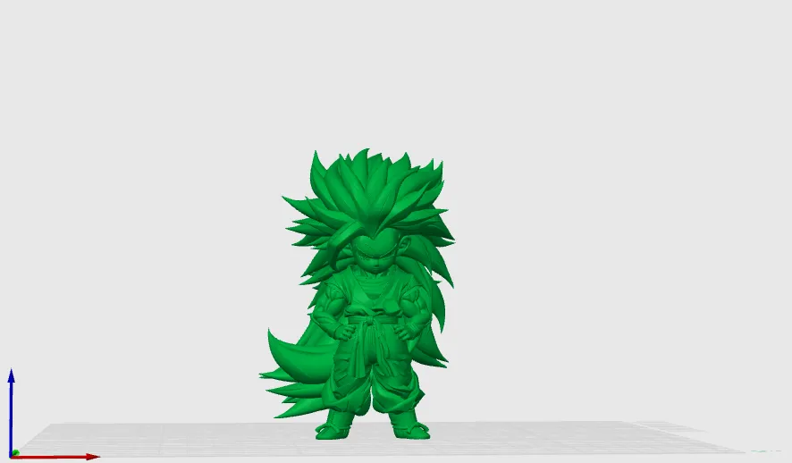 Super Saiyan Chibi - Dragon Ball - Son Goku - Son Gohan - Free 3D Print ...