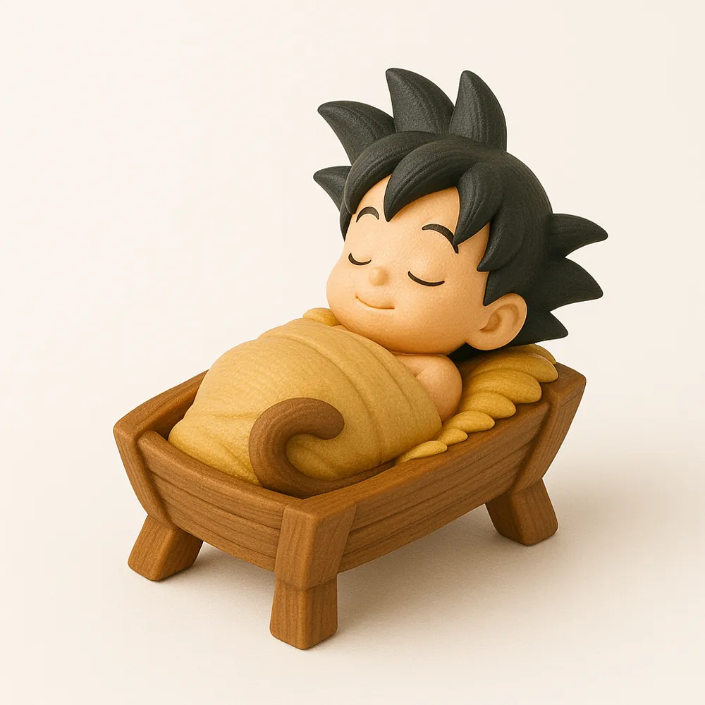 Goten (Dragon Ball) Jesus version for nativity scene by Cyber_3dprinter ...