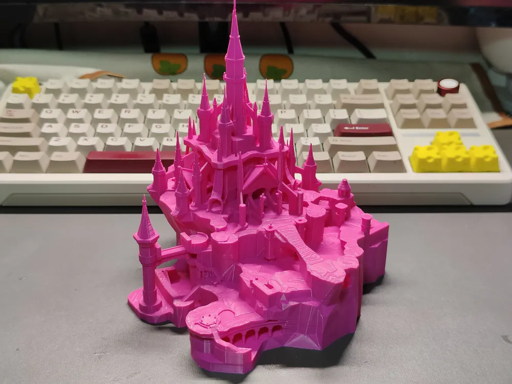 The Legend of Zelda Hyrule Castle model - Free 3D Print Model - MakerWorld