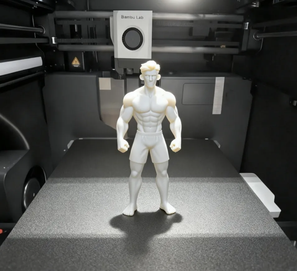 Muscular Man with separate parts and color separation - Free 3D Print ...