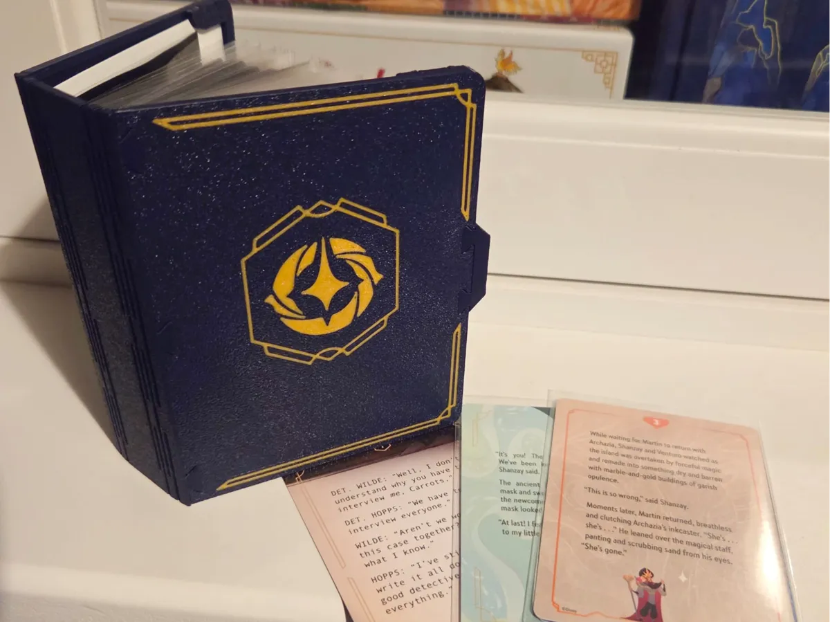 Lorcana Lore card book cover by Daan MakerWorld: Download Free 3D Models