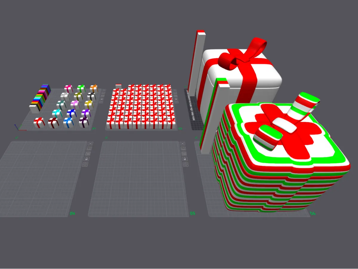 Presents Mega Pack AMS Gift Boxes Collection by Ryan @ TheMajinLab MakerWorld: Download Free 3D ...