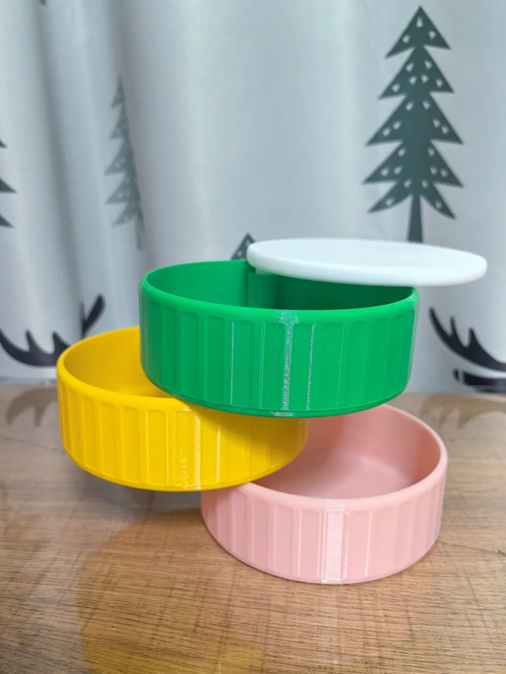 Jewelry box, minimalist desktop small item storage box, rotatable multi ...