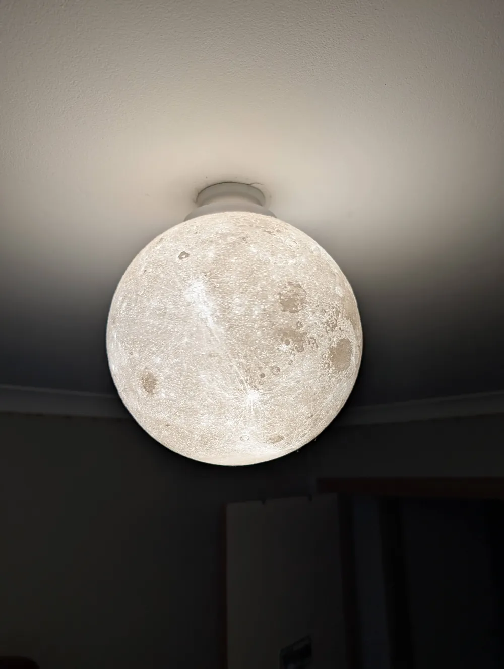 Moon Globe for ceiling light Remixed by LochStar MakerWorld: Download ...