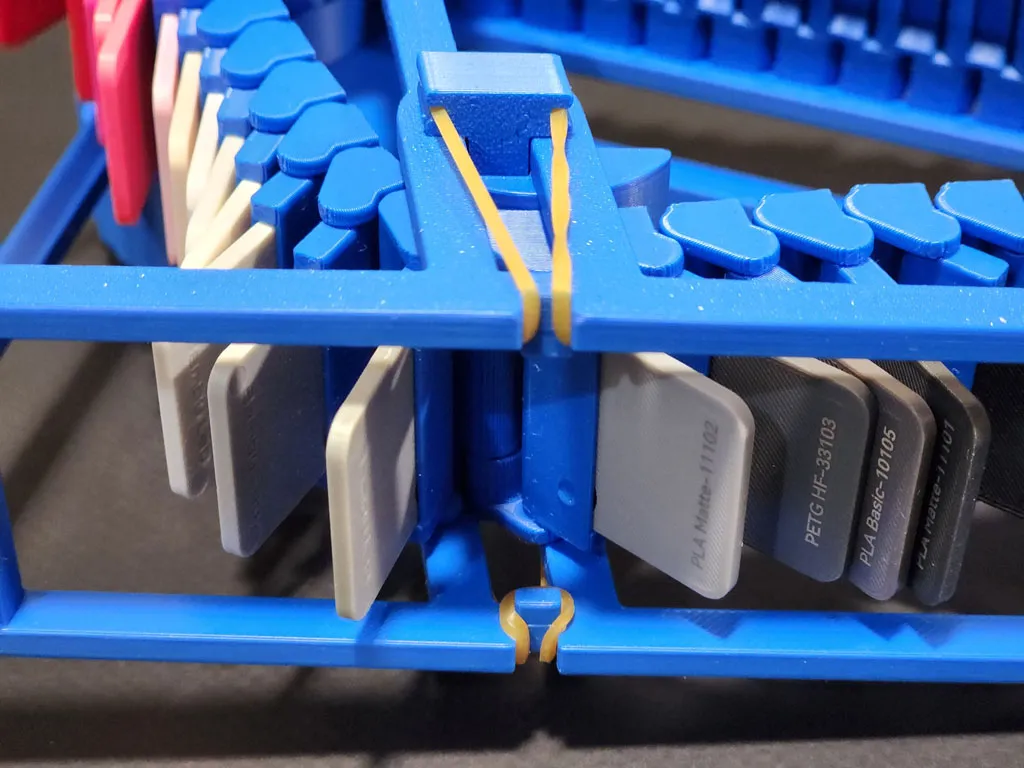 Filament Swatch Conveyor Belt Display - Free 3D Print Model - MakerWorld