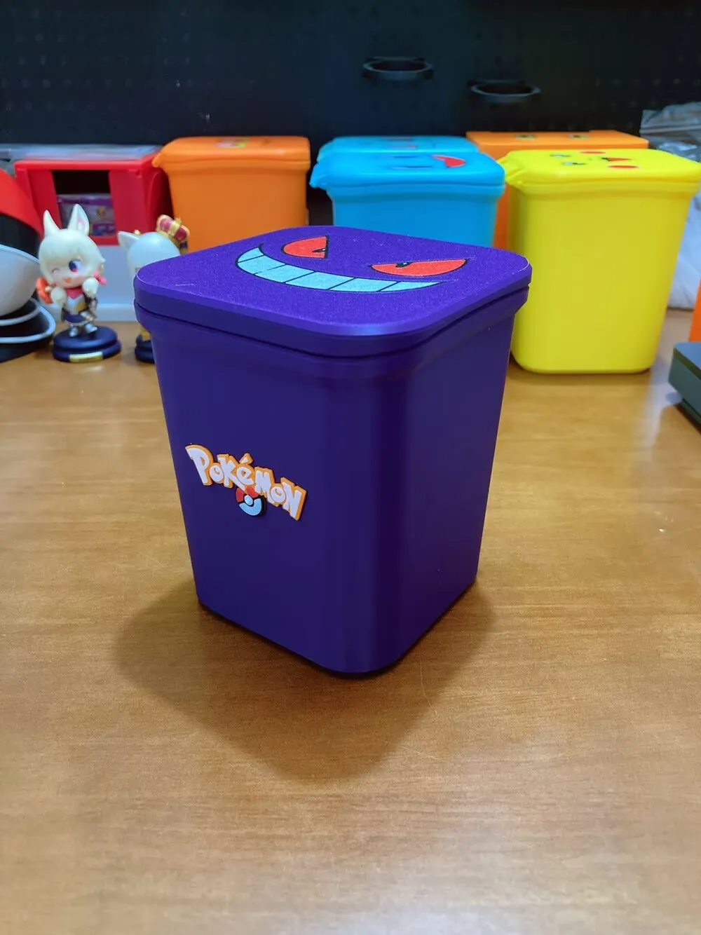 Pokemon Gengar Desktop Organizer - Free 3D Print Model - MakerWorld